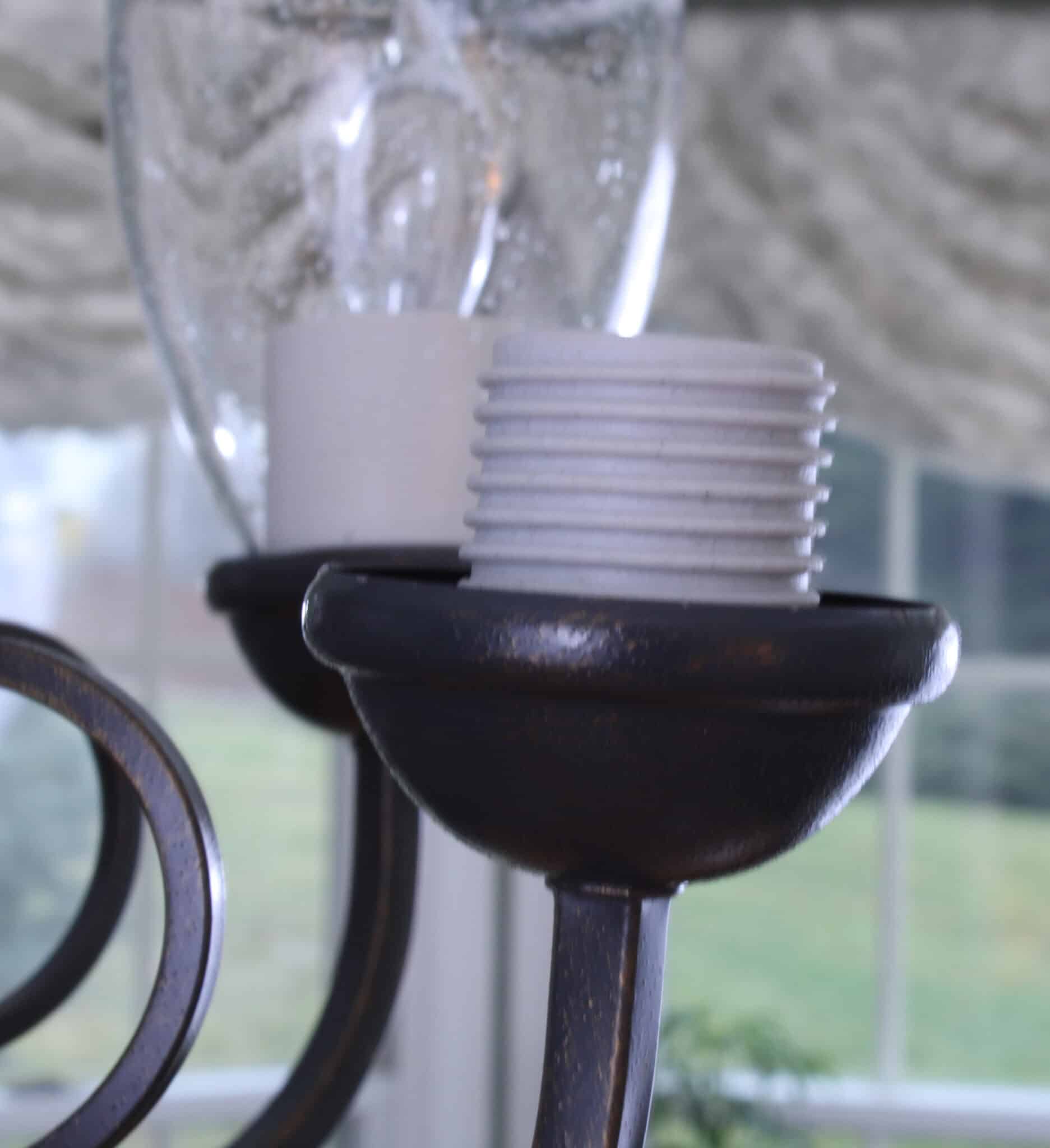 Quick and Budget Friendly Chandelier Update - erinevolving.com