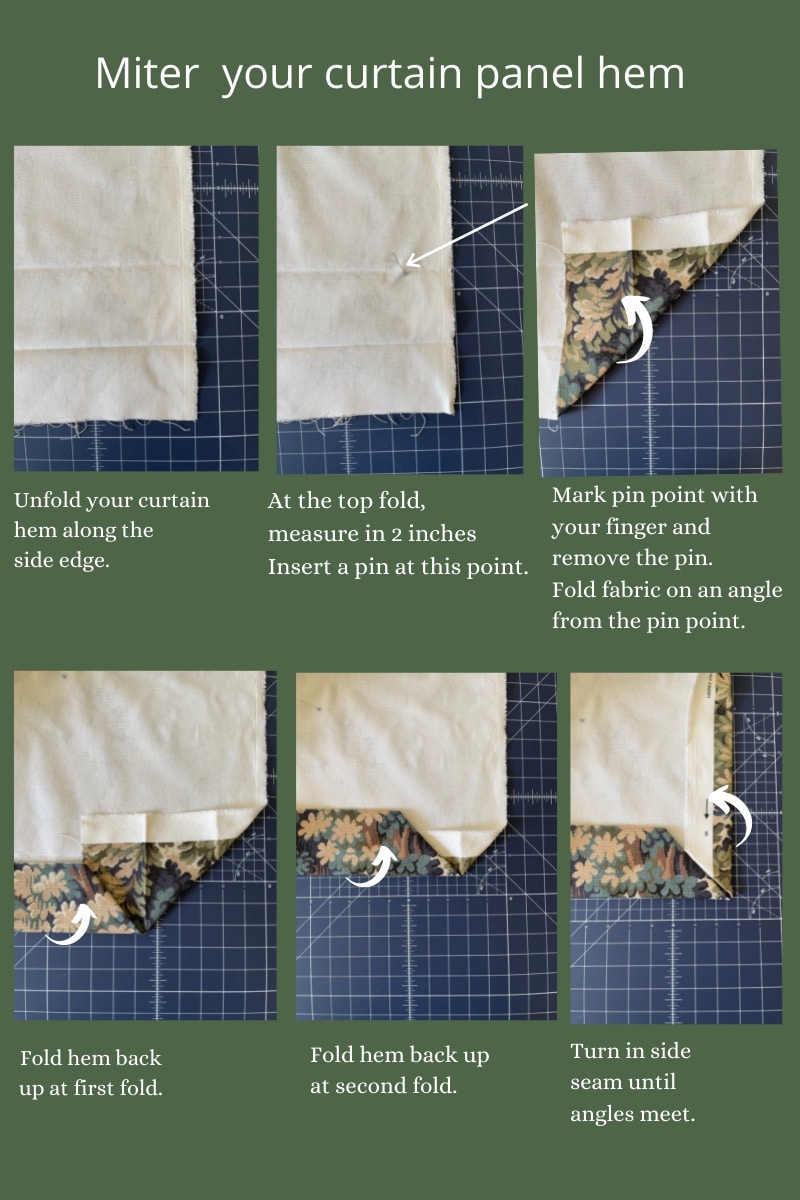 How to Make a Simple Lined Curtain Panel - erinevolving.com