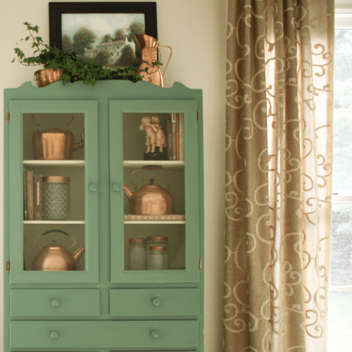 Three Ways to Style a Vintage Kitchen Cabinet - erinevolving.com